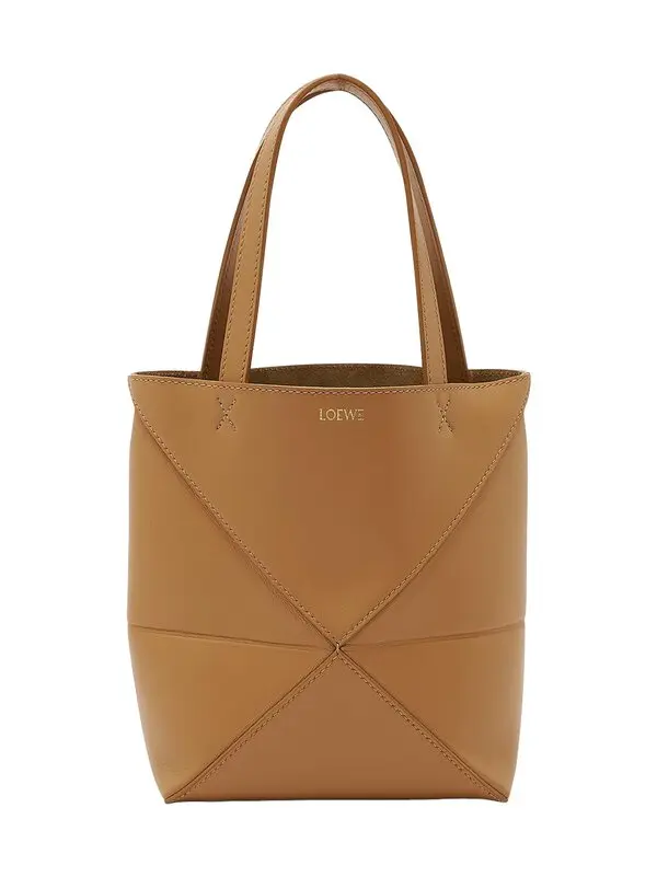 Loewe Puzzle Fold Mini Tote Bag - Warm Desert