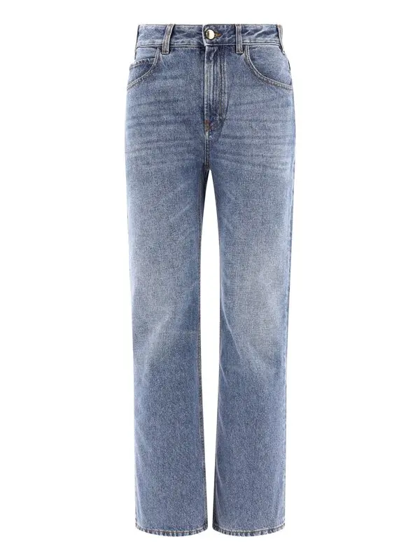 Chloé Flare Boyfriend Jeans - Light Blue