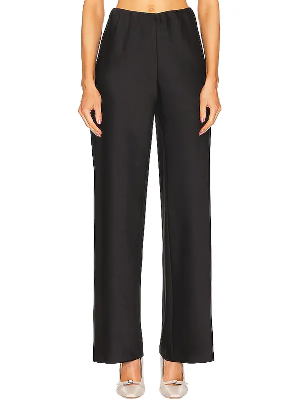 Vince Fluid Bias Pant - Black
