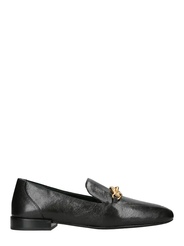 Tory Burch Leather Jessa Loafers - Black
