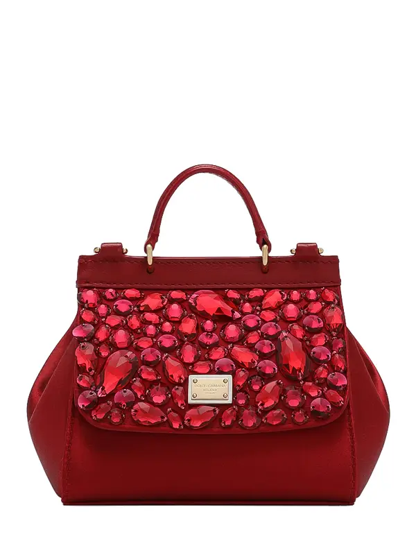 Dolce & Gabbana Mini Sicily Handbag - Red