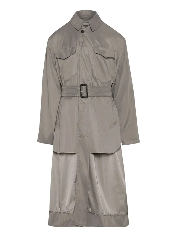 MAISON MARGIELA Décortiqué Reversible Trench Coat - Grey