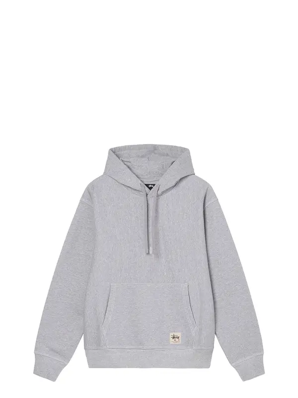 StÜssy Contrast Stitch Label Hood - Grey