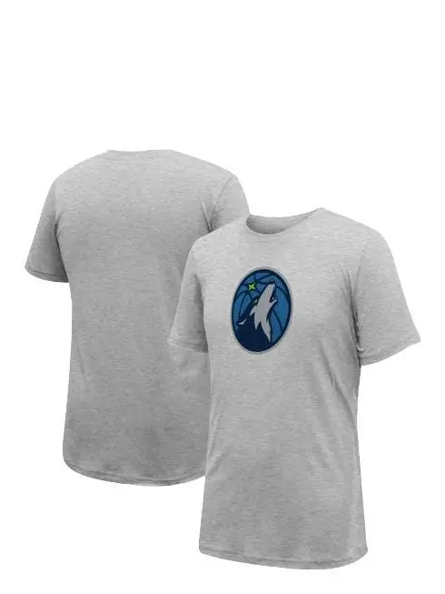STADIUM ESSENTIALS Minnesota Timberwolves Primary Logo T-shirt - Gray