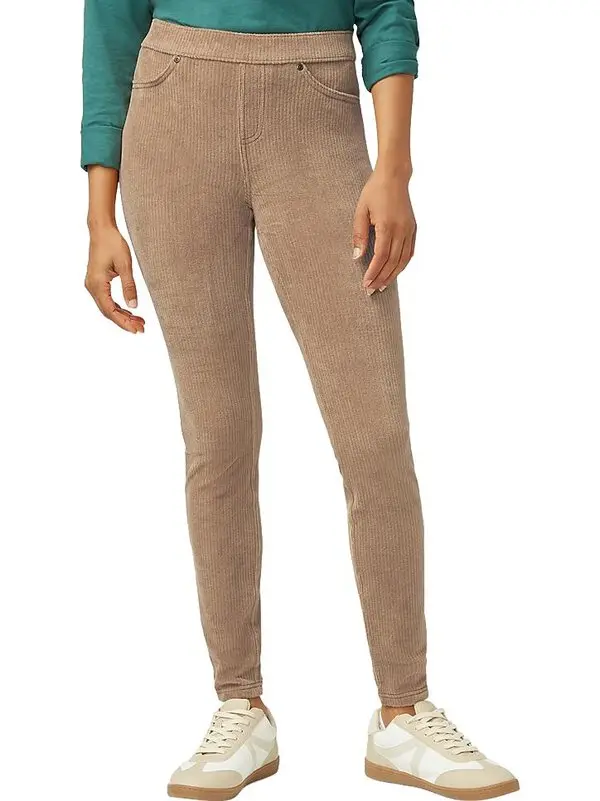 Hue Classic Corduroy Leggings - Camel