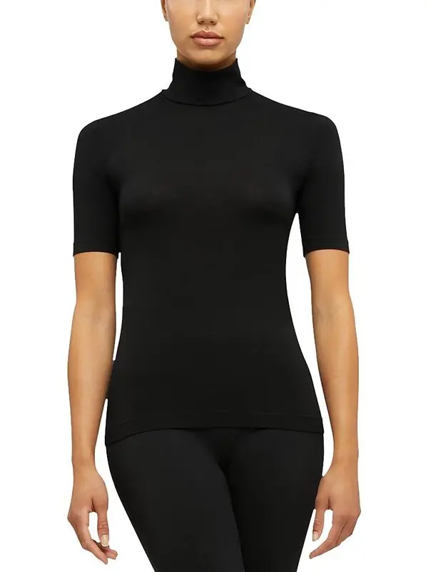 Wolford Aurora Short Sleeve Top - Black