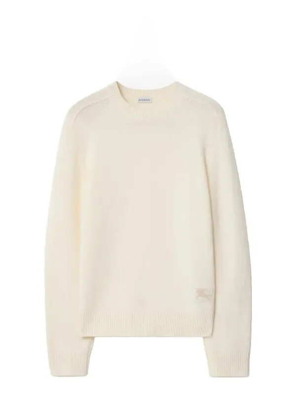 Burberry Cashmere Sweater - Ceramic White