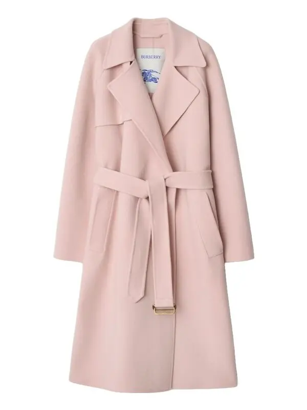 Burberry Cashmere Wrap Coat - Bouquet Pink
