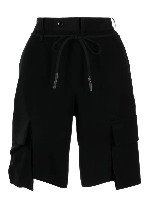 Yohji Yamamoto Cargo Pocket Shorts - Black