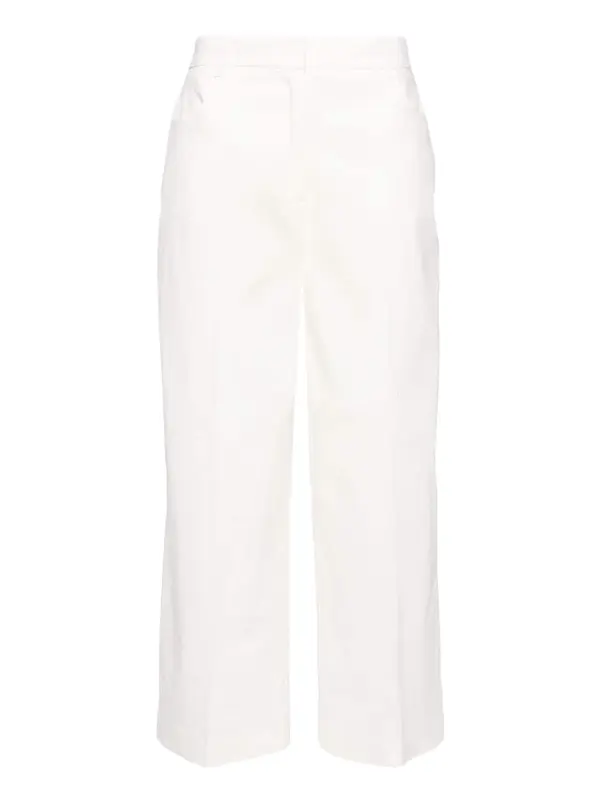 Pinko Protesilao Cropped Trousers - White