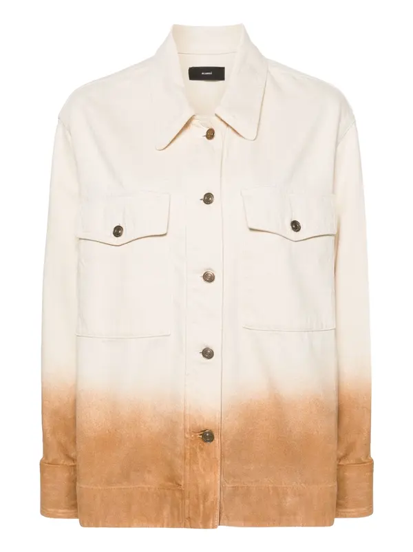 Alanui Bright Hues Denim Shirt - Neutrals