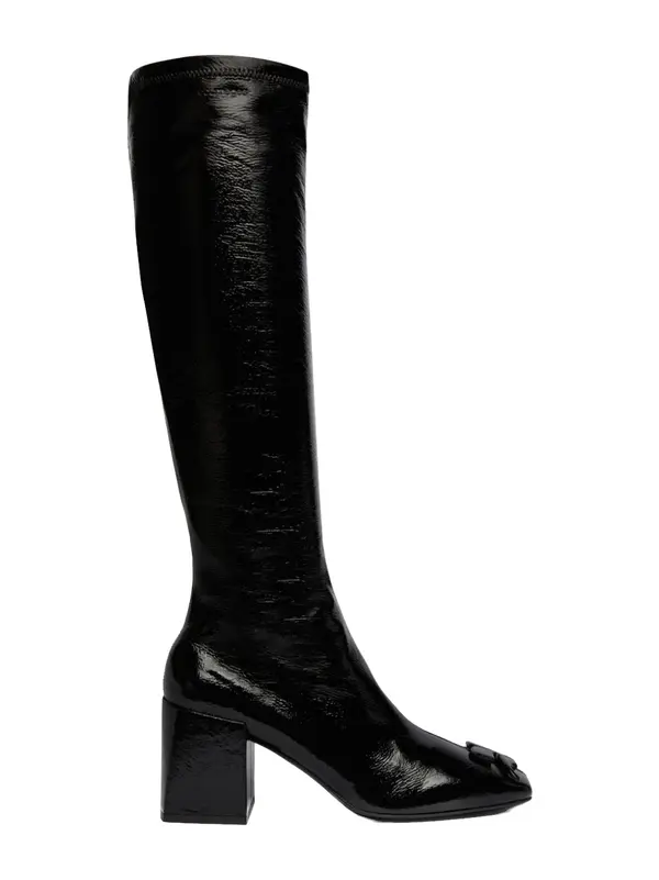 COURREGES Reedition Ac Vinyl Boots - Black