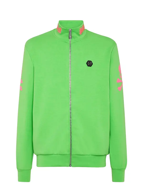 Philipp Plein Embroidered Bomber Jacket - Green