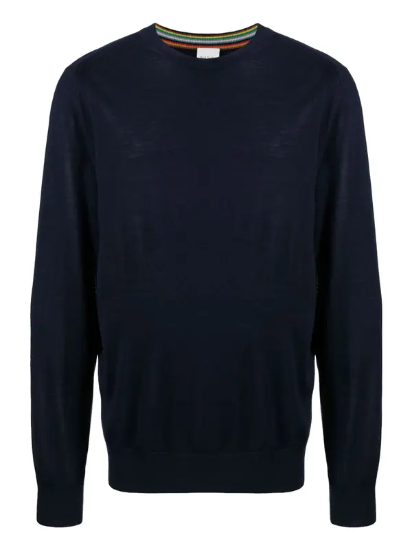 Paul Smith Fine-knit Jumper - Blue