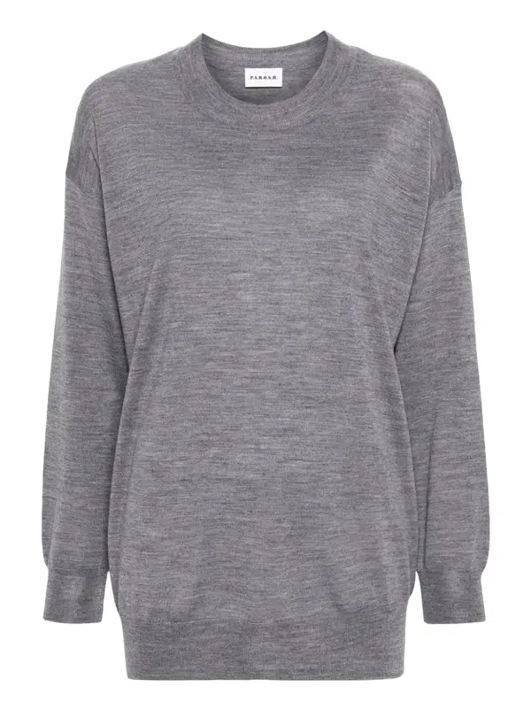 P.a.r.o.s.h Fine-knit Jumper - Grey