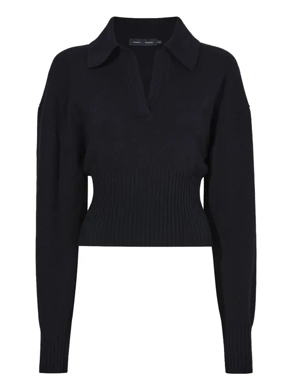 Proenza Schouler V-neck Cashmere Jumper - Black