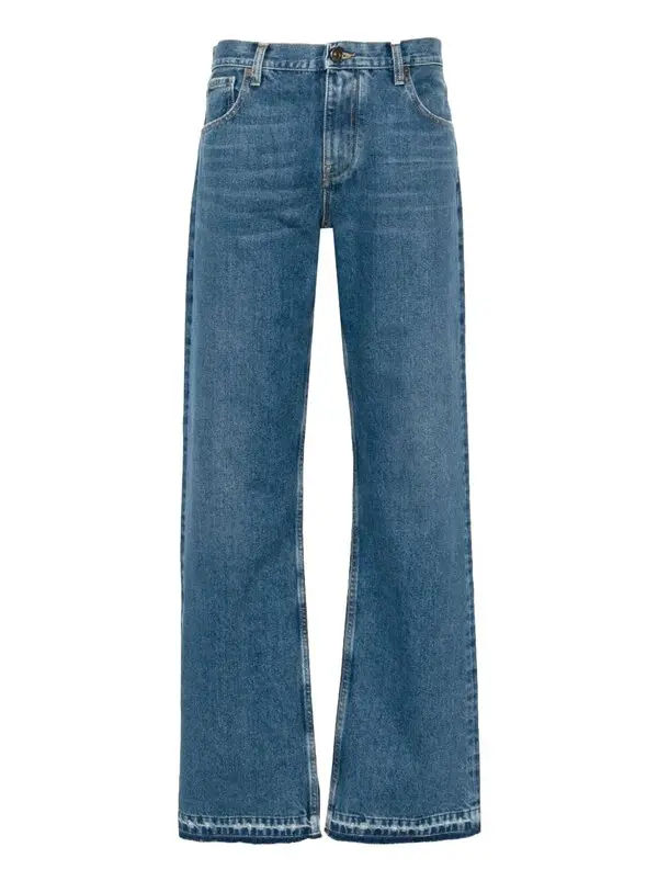 Alanui Straight-leg Jeans - Blue