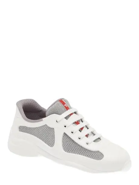 Prada America’s Cup Sneaker - White/ Grey