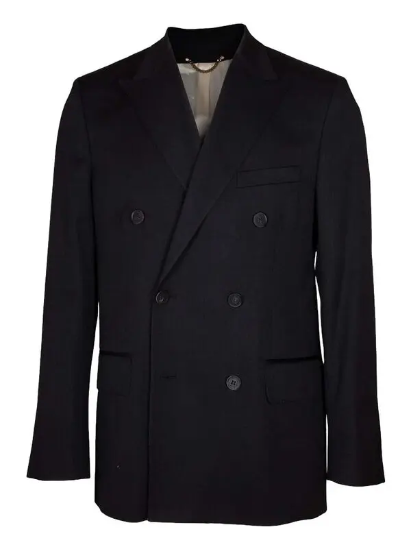 Golden Goose Double-breasted Blazer Jacket - Black