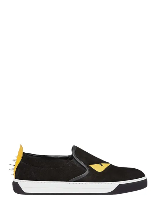 Fendi Monster Slip-on Sneaker - Black
