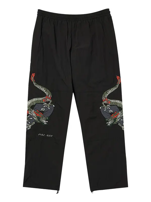 PALACE Enter The Dragon Joggers - Black
