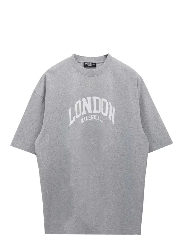 Balenciaga Cities London T-shirt Medium Fit - Grey