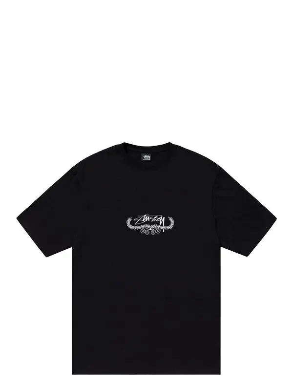 StÜssy Wreath Tee - Black