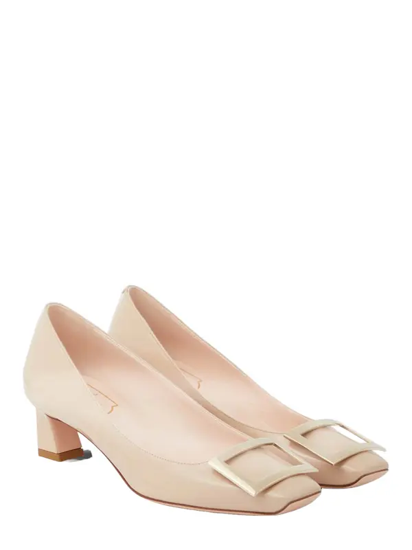 ROGER VIVIER Trompette 45 Pumps - Neutrals