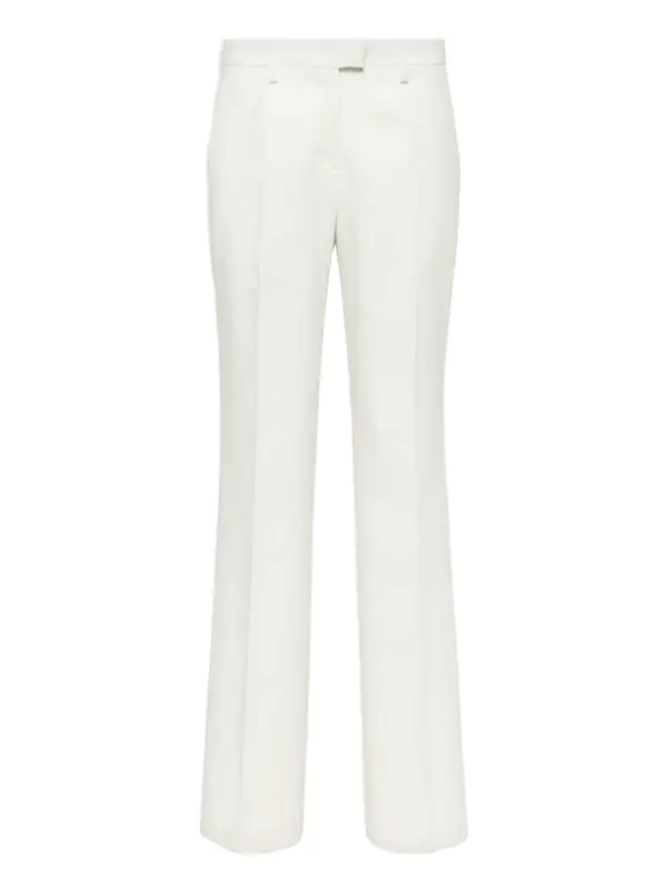 Etro Mid-rise Flared Trousers - White