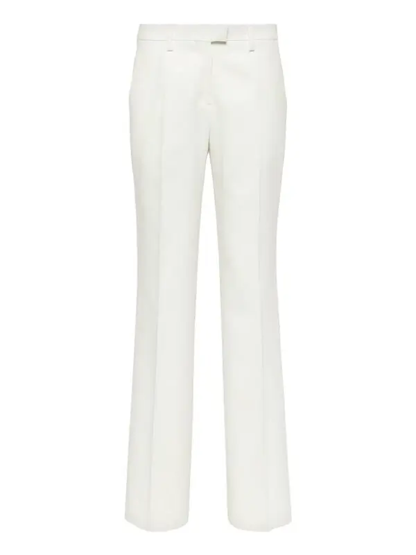Etro Mid-rise Flared Pants - White