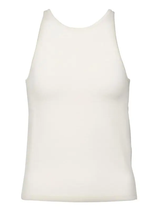 Max Mara Alfeo Wool-blend Top - Neutrals