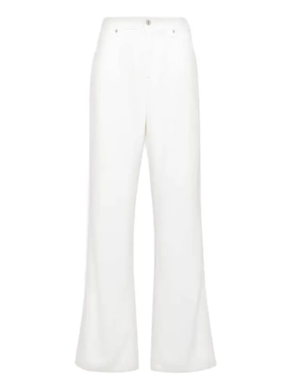 7 For All Mankind Tess Wide-leg Jeans - White