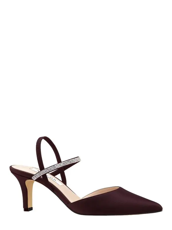 Nina Billie Slingback Pumps - Chocolate
