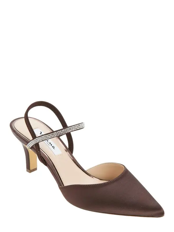 Nina Billie Slingback Pumps - Chocolate