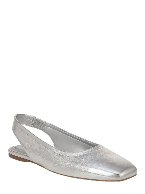 Franco Sarto Flexa Antona Slingback Ballet Flat - Silver