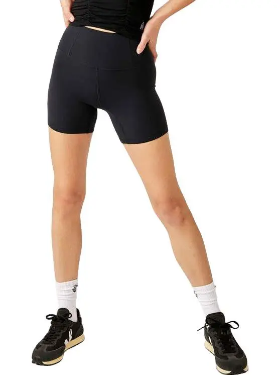 Free People Never Better Bike Shorts - Black