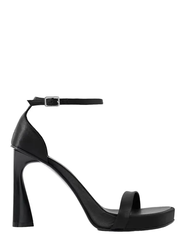 Stella McCartney Net Sustain Elsa Recycled-satin Sandals - Black