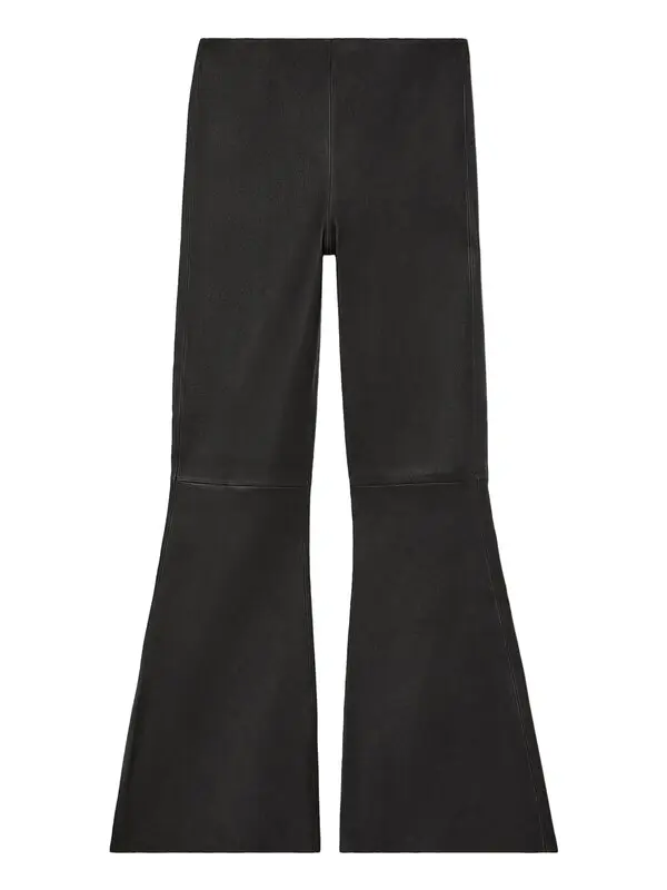 BY MALENE BIRGER Evyline Leather Trousers - Black