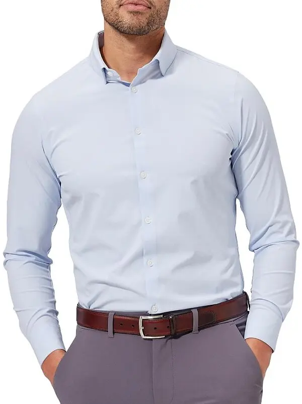 Mizzen+main Leeward Dress Shirt - Light Blue Solid