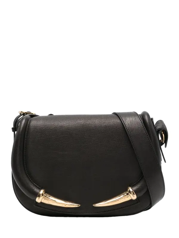 Roberto Cavalli Fang Shoulder Bag - Black