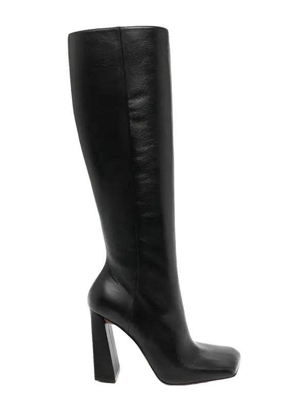 Amina Muaddi Marine 95mm Knee-length Boots - Black