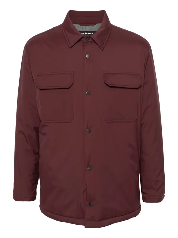 Kiton Long-sleeve Shirt Jacket - Red