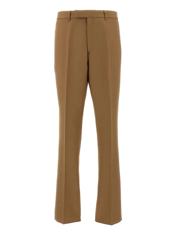 Gucci Tailored Wide-leg Trousers - Brown