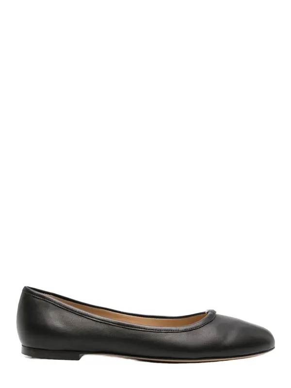Chloé Marcie Leather Ballerina Shoes - Black