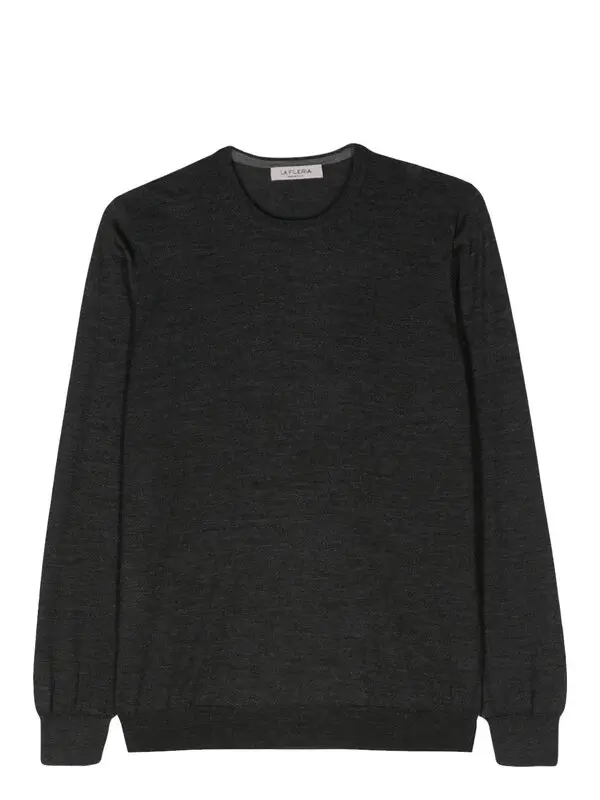FILERIA Fine-knit Brushed Jumper - Grey