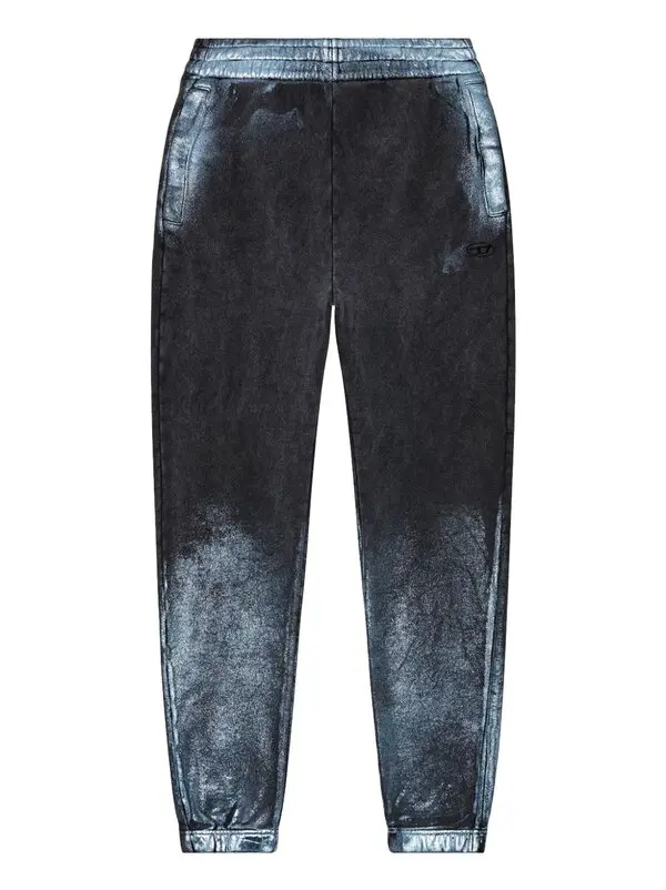 Diesel Embroidered-logo Track Pants - Grey