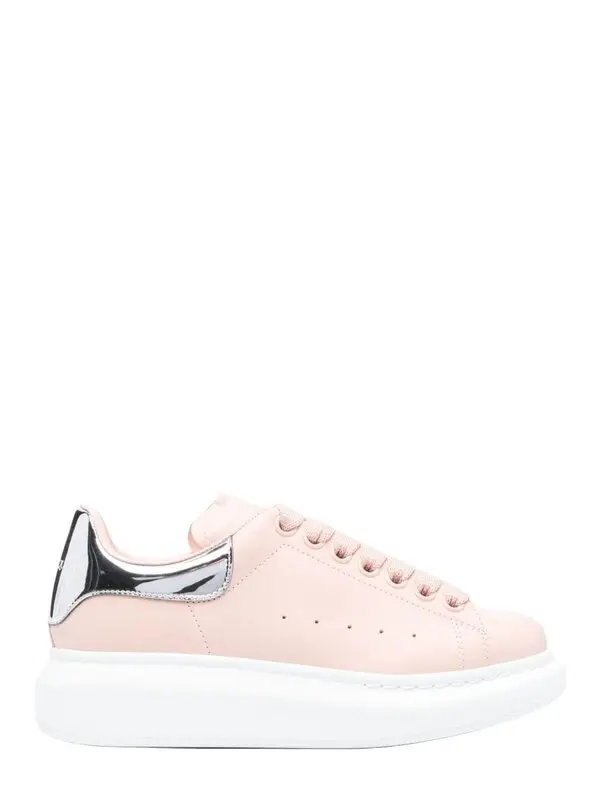 Alexander McQueen Oversized Leather Sneakers - Pink