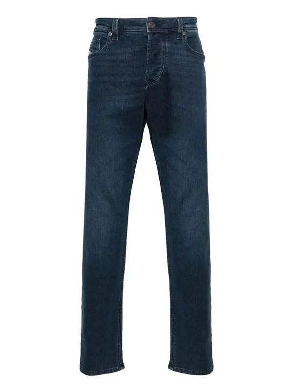 Diesel 1986 Larkee-beex Mid-rise Tapered Jeans - Blue