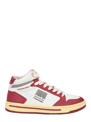 PRO 01 JECT Leather High-top Sneakers - Red