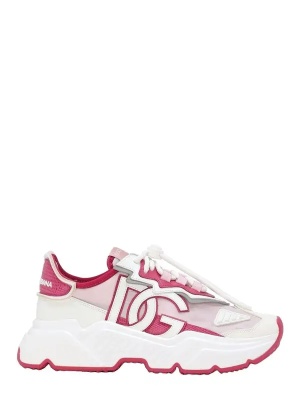 Dolce & Gabbana Day Master Panelled Sneakers - Pink